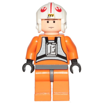 Luke Skywalker - Light Nougat, X-wing Pilot Suit, Simple Torso and Hel ...